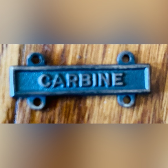 Other | Army Qualification Bar Carbine Sterling Silver | Poshmark